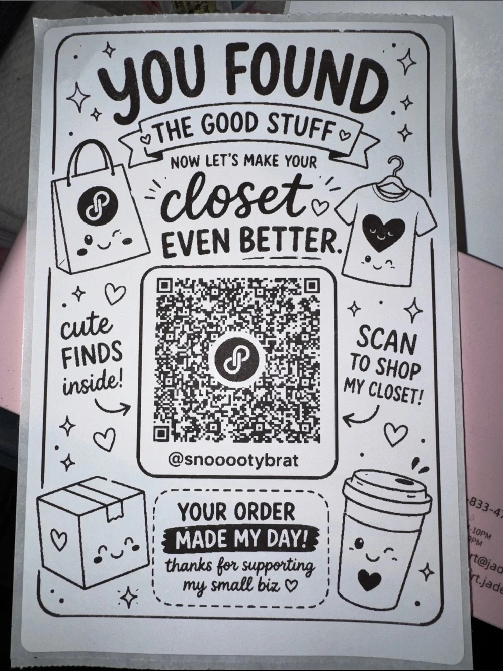 Snooootybrat | Office | Custom 4x6 You Found The Good Stuff Stickers ...